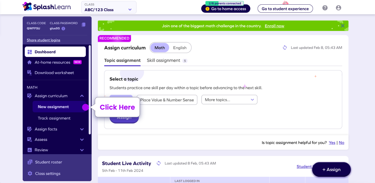 How teachers can make the assignments mandatory for their students? – SplashLearn