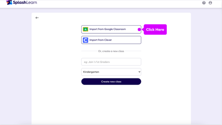 How can a teacher import a class from Google Classroom? – SplashLearn