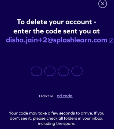How to delete a parent account? – SplashLearn