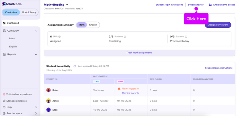 What is class code and how teachers can change it? – SplashLearn