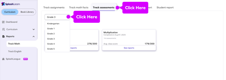 Where can teachers track student activity and progress/report ...