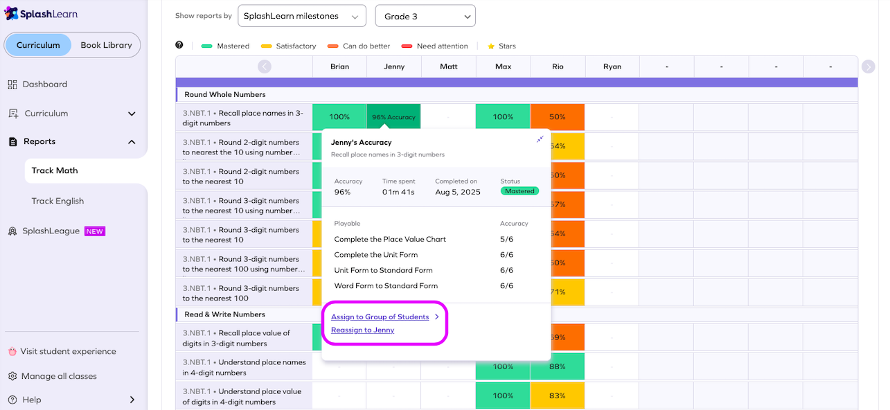 Can teachers re-assign assignments? – SplashLearn